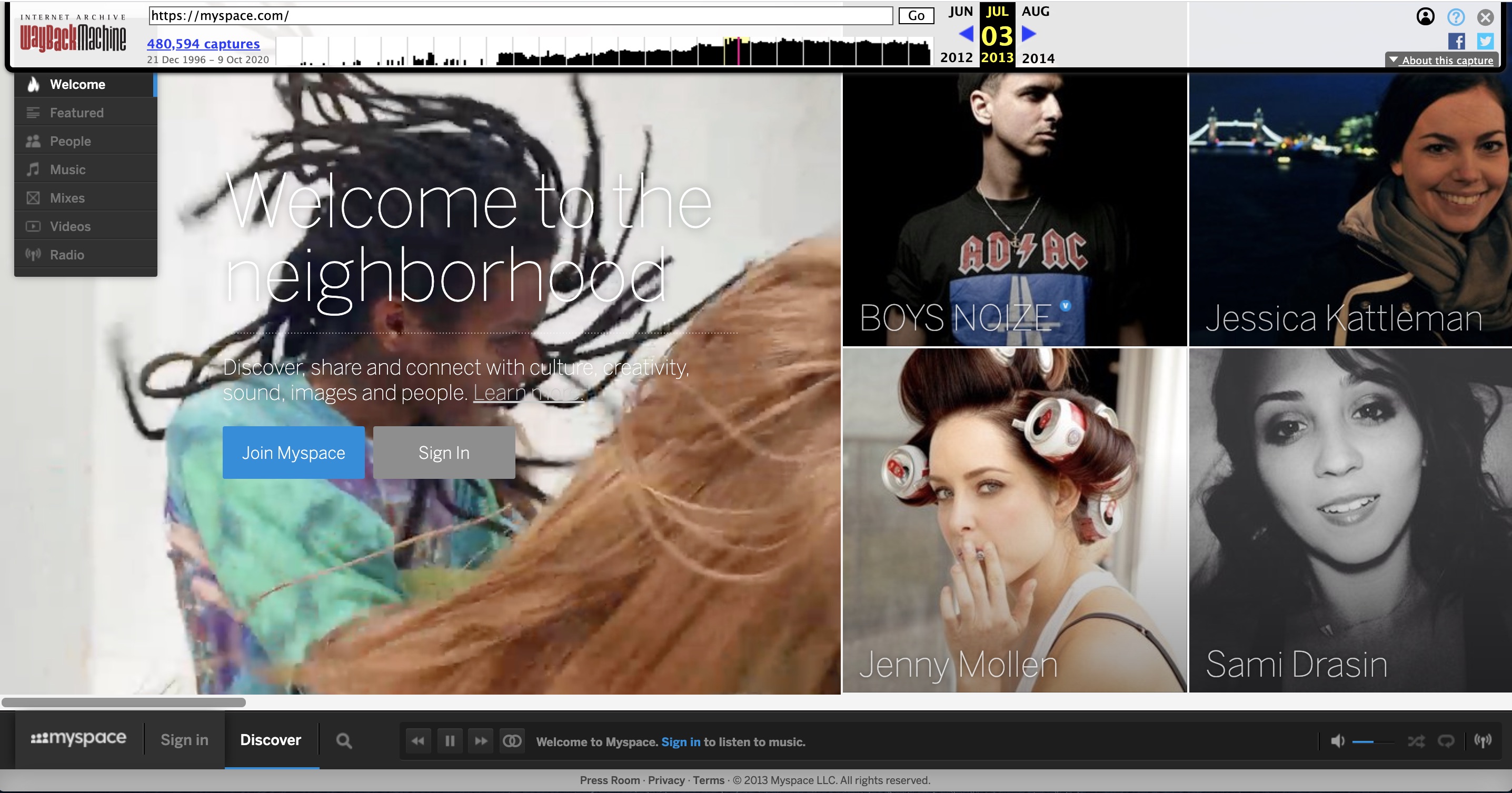 How myspace Used Its Space – Cultural History of the Internet