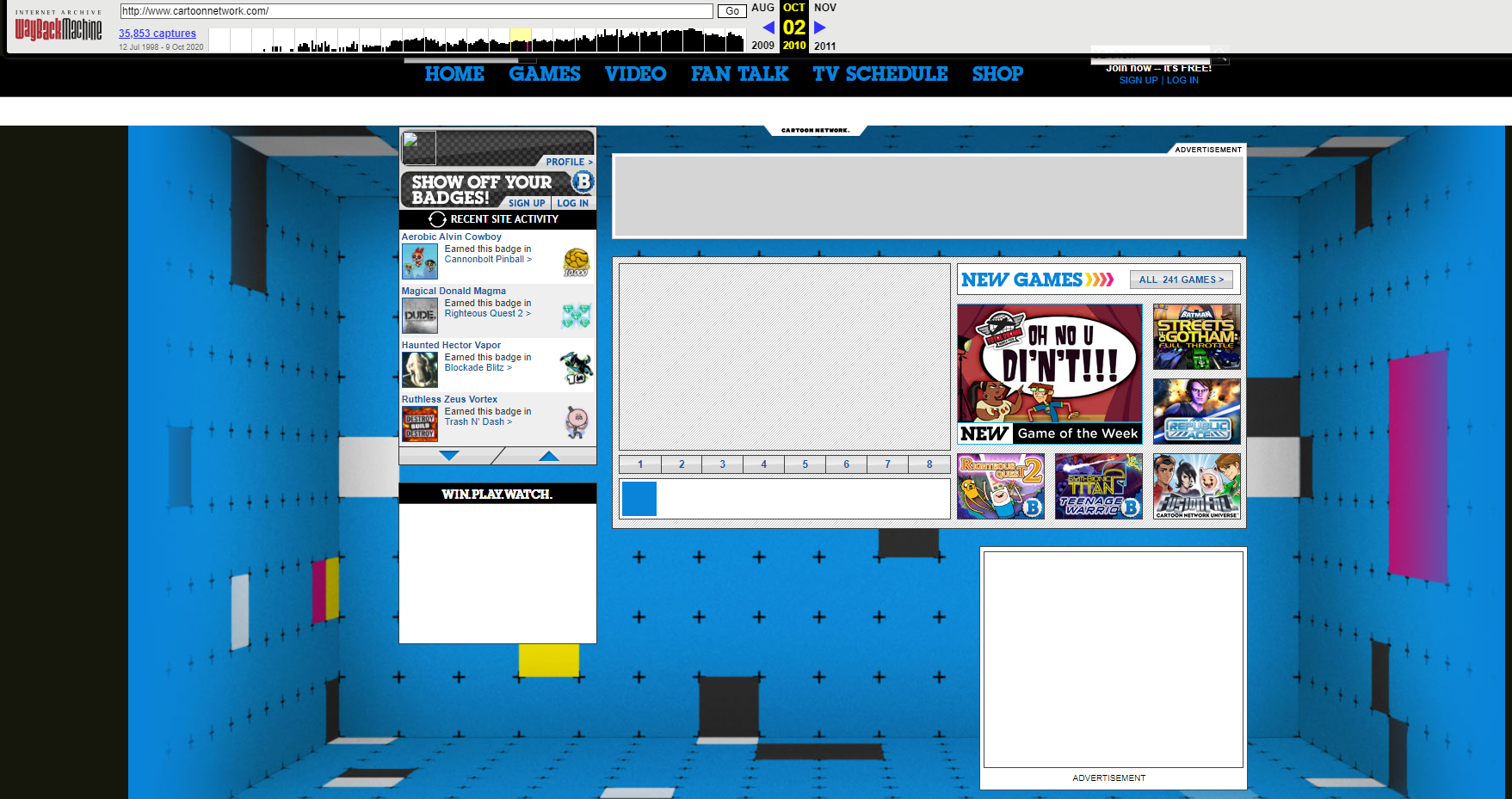Cartoon Network: Then and Now – Cultural History of the Internet