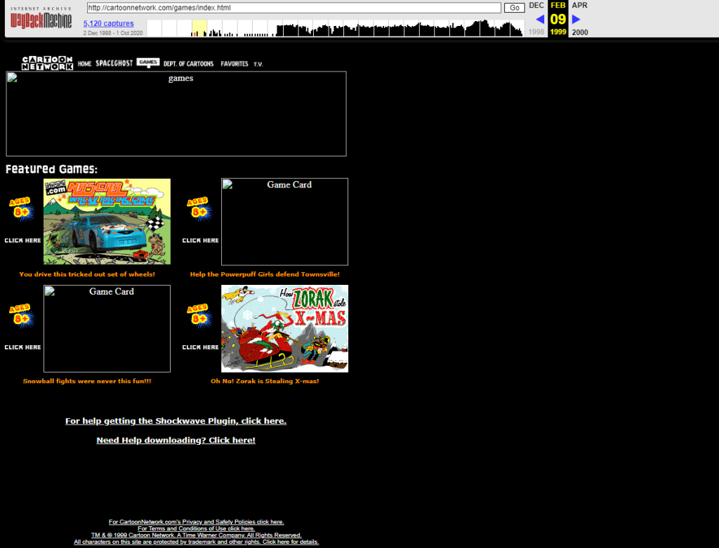 Cartoon Network: Then and Now – Cultural History of the Internet