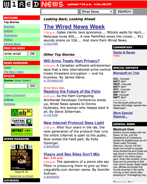 Are you Wired? – Cultural History of the Internet
