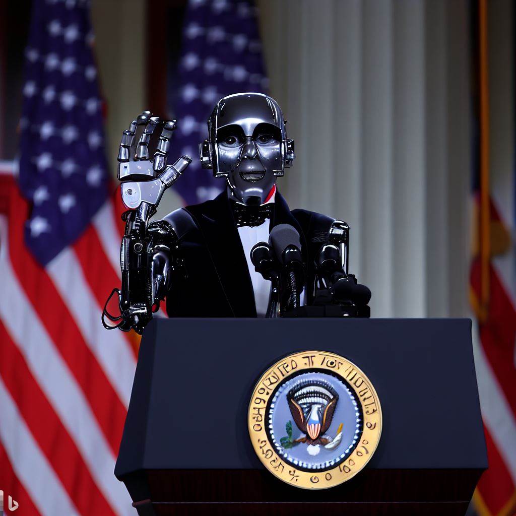 ChatGPT gives its Inaugural Address as the first AI President of the ...