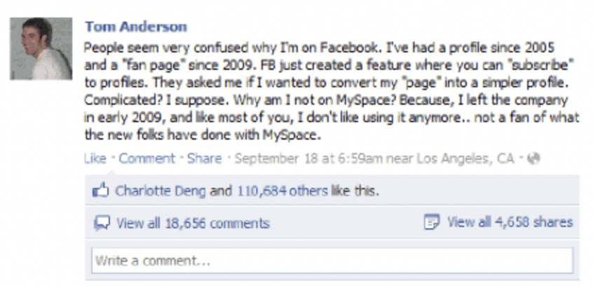 The Creation, Rise, and Fall of Myspace – Cultural History of the Internet