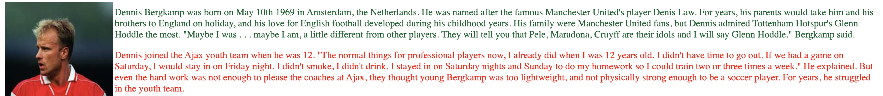 Henry Fung’s GeoCities Tribute to Dennis Bergkamp: A Page For All ...