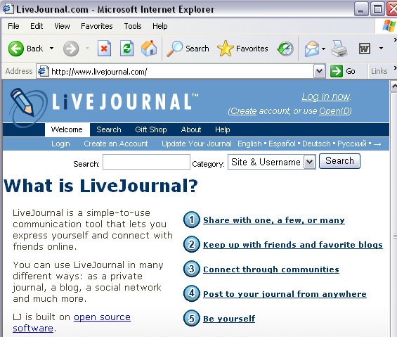 LiveJournal Through the Lens of the Circuit of Culture – Cultural ...